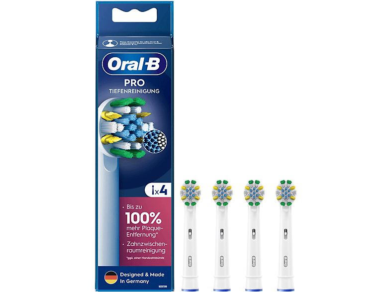 ORAL-B Aufsteckbürsten Pro Tiefenreinigung 4er Aufsteckbürsten online kaufen | MediaMarkt