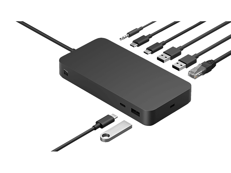 MICROSOFT Surface Thunderbolt 4 Dock Dockingstation, Schwarz | MediaMarkt