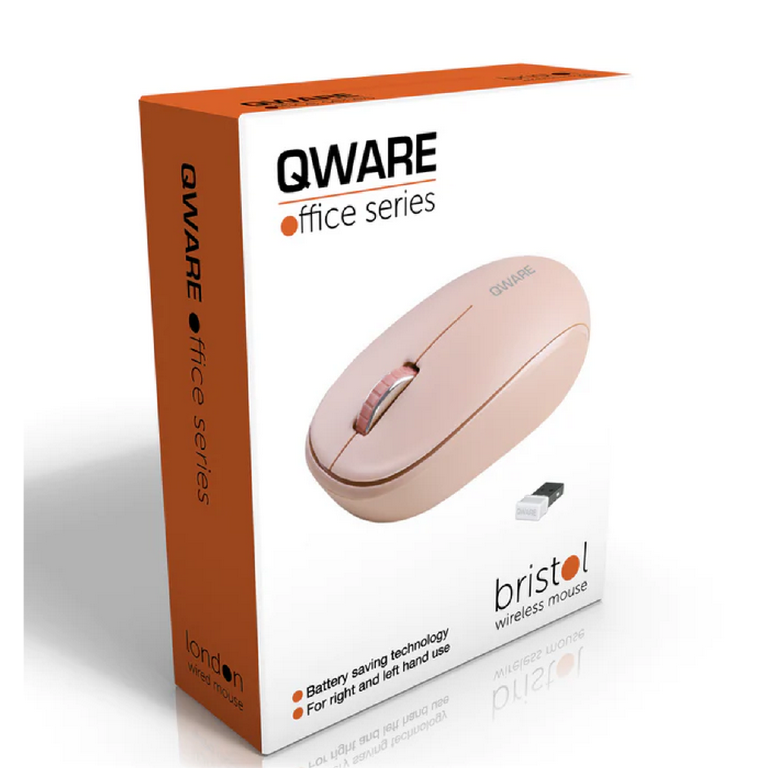 QWARE Draadloze muis Bristol Roze (QW PCM-110PK) | MediaMarkt