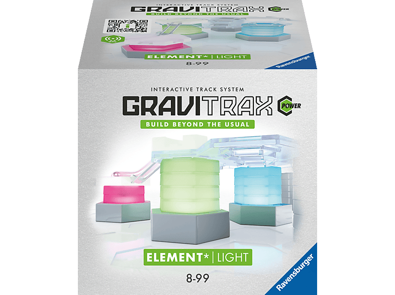 RAVENSBURGER GraviTrax POWER Element Light Kugelbahnsystem, Mehrfarbig ...