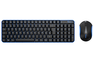 QWARE QWARE Draadloos toetsenbord + muis Waterford AZERTY (PCB-258BU)