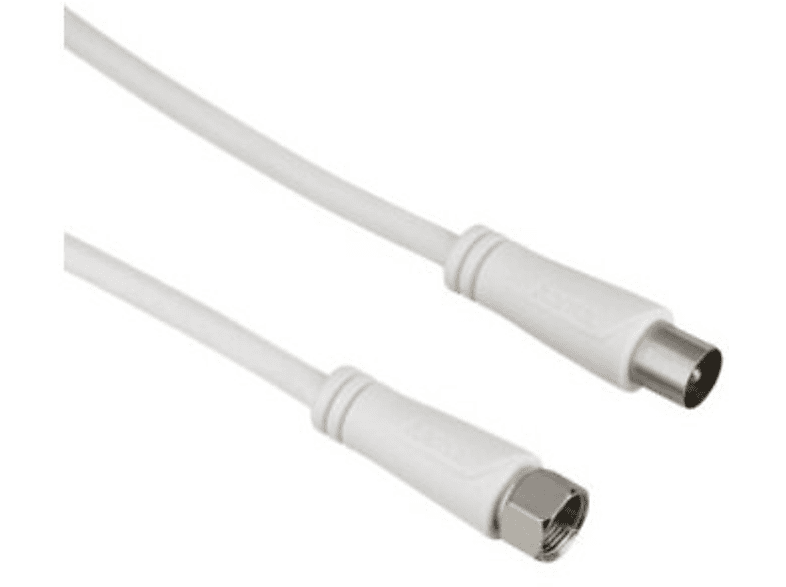 Kabel HAMA Antenowy 90 dB WTYK F | WTYK 3 m Biały | MediaMarkt