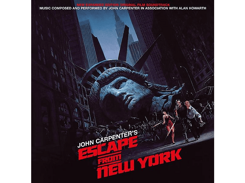 Ost-original Soundtrack | Escape From New York (Gtf Transparent Red 2LP ...