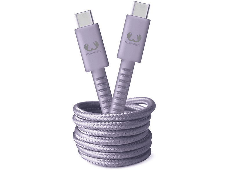 Kabel USB FRESH N REBEL USB-C | USB-C Dreamy Lilac 2m | MediaMarkt