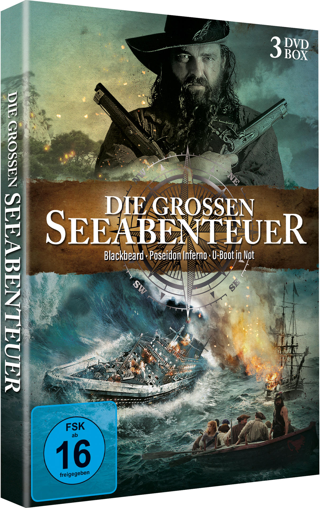 Die großen Seeabenteuer | Blackbeard, Poseidon Inferno, U-Boot in Not ...