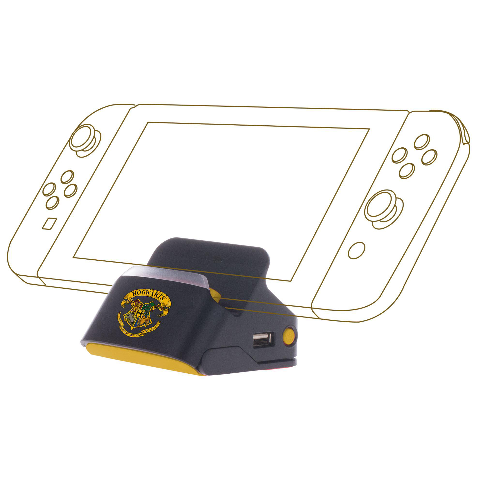 FREAKS & GEEKS Dock & Stand für Switch Controller Hogwarts Legacy logo ...