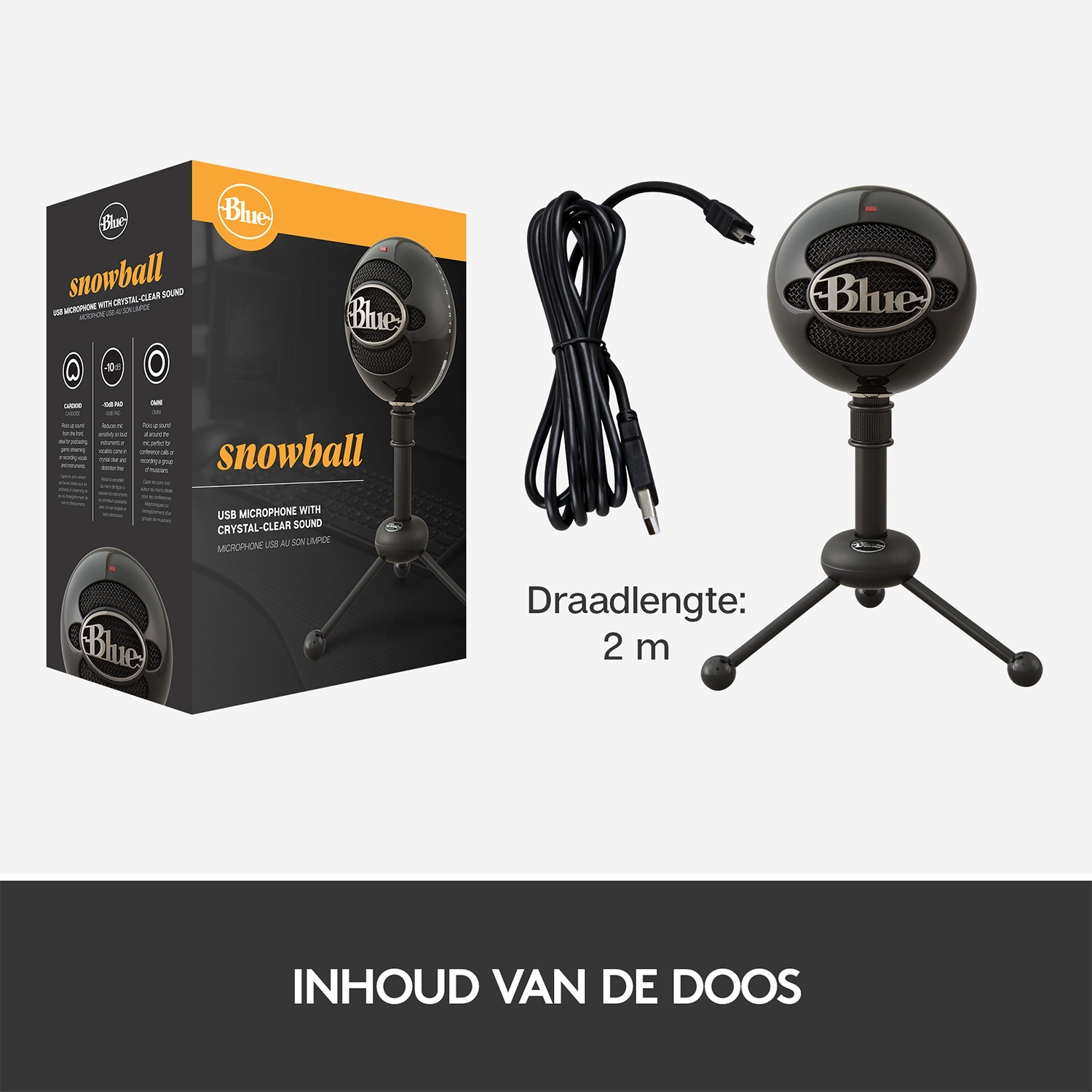 LOGITECH Blue Snowball Black kopen? | MediaMarkt