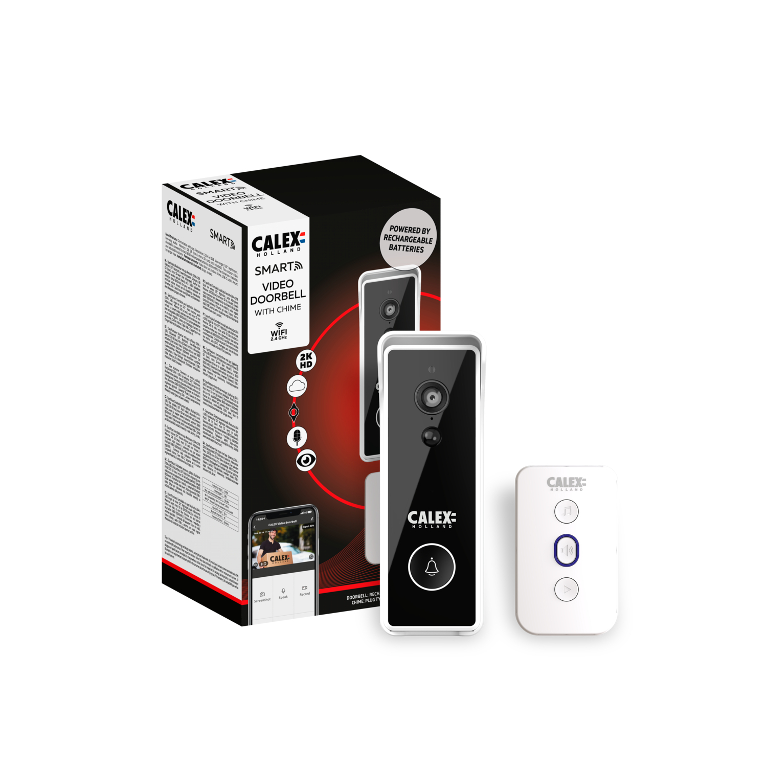 CALEX Slimme Draadloze Videodeurbel met Chime kopen? | MediaMarkt