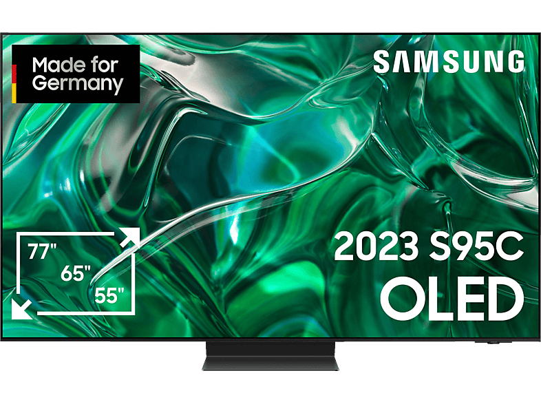 OLED TV SAMSUNG OLEDGQ65S95CAT OLED TV (Flat, 65 Zoll / 163 cm, OLED 4K ...