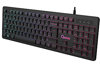 QWARE Toetsenbord Kingston AZERTY (PCK-048BL)