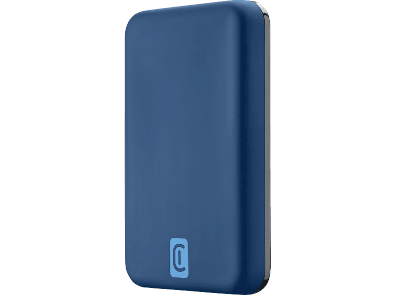 CELLULAR LINE MAG 5000 MagSafe-System Powerbank 5000 mAh Blau Powerbank ...