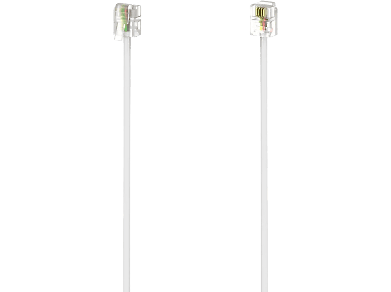 HAMA Modulaire kabel RJ-11 6p4c 6 m Wit (201134) | MediaMarkt