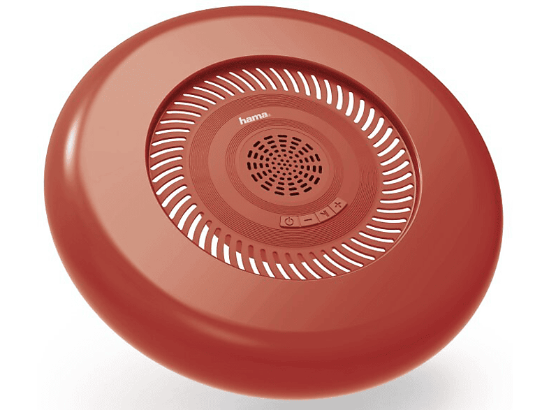 Głośnik Bluetooth HAMA Flying Sound Disc Czerwony | MediaMarkt