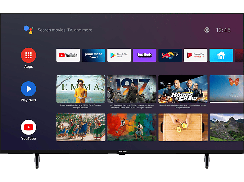 Smart TV GRUNDIG 43 VCE 223 Smart TV (43 Zoll / 108 cm, UHD 4K, SMART ...