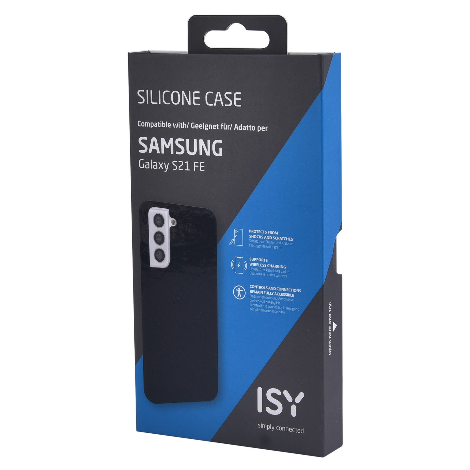 ISY Backcover Samsung Galaxy S21 Zwart (ISC-2019) | MediaMarkt