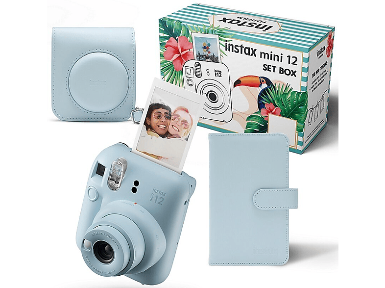 Aparat FUJIFILM Instax mini 12 Set Box (album + etui) Niebieski ...