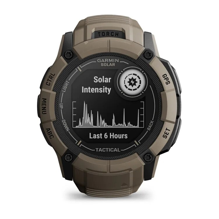 Smartwatch GPS GARMIN Instinct 2X Solar Tactical Edition Jasnobrązowy ...