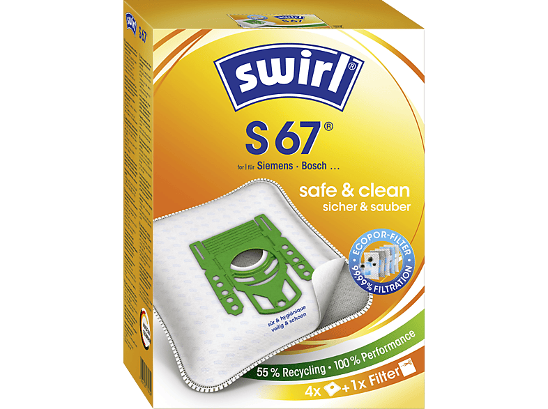 SWIRL 179459 S67 MICROPOR PLUS | Staubsaugerbeutel | MediaMarkt