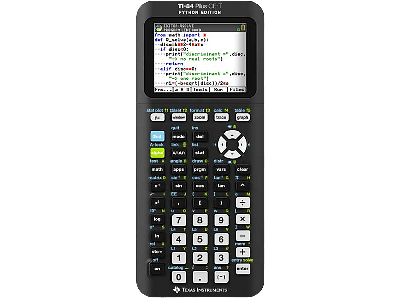 TEXAS INSTRUMENTS TI-84 Plus CE-T Python Edition Zwart kopen? | MediaMarkt