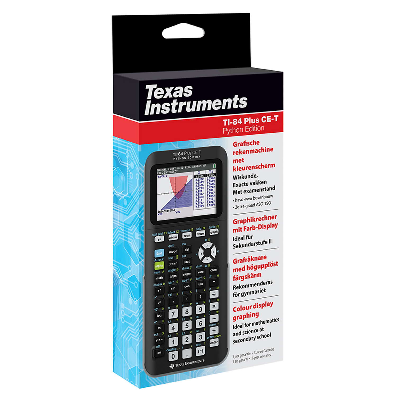 TEXAS INSTRUMENTS TI-84 Plus CE-T Python Edition Zwart kopen? | MediaMarkt