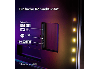 PHILIPS 75PUS8808/12 4K LED Ambilight TV (Flat, 75 Zoll / 189 cm, UHD ...