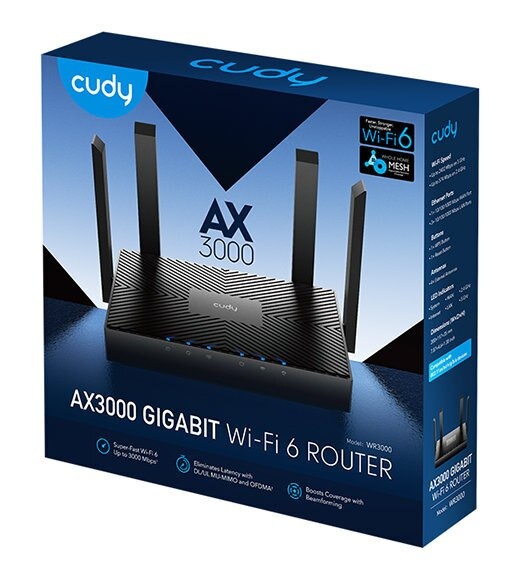 Router CUDY WR3000 Wi-Fi 6 AX3000 | MediaMarkt