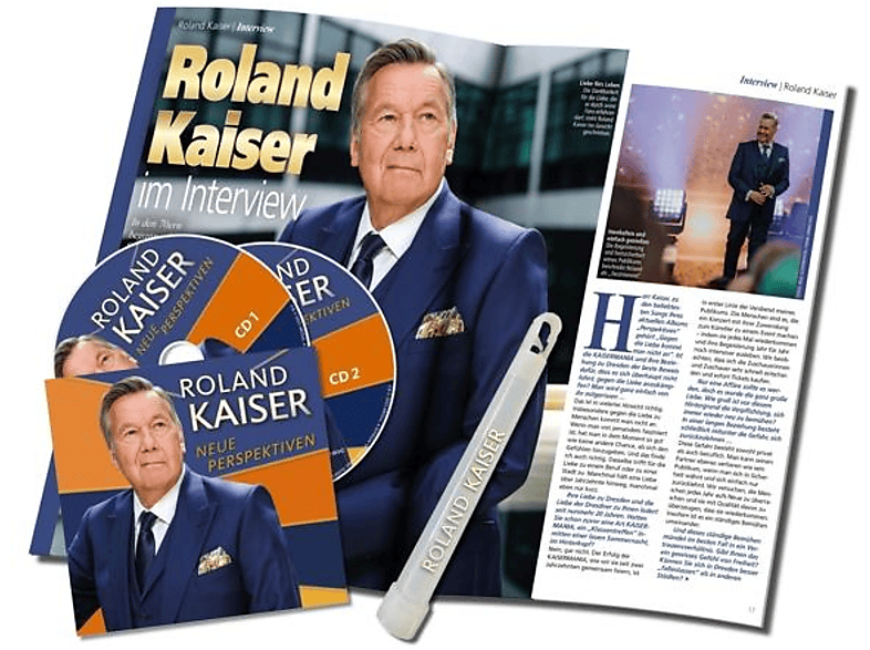 Roland Kaiser | Limitierte Fanmagazin Edition „Neue Perspektiven - (CD ...