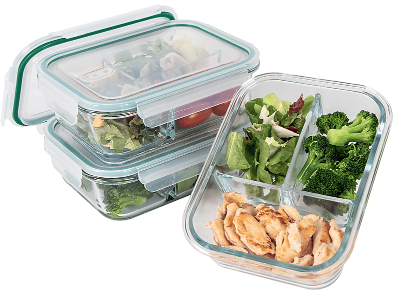 CLASSBACH C-FHDM 4021 G 3er Set Glas-Meal Prep Dosen | MediaMarkt