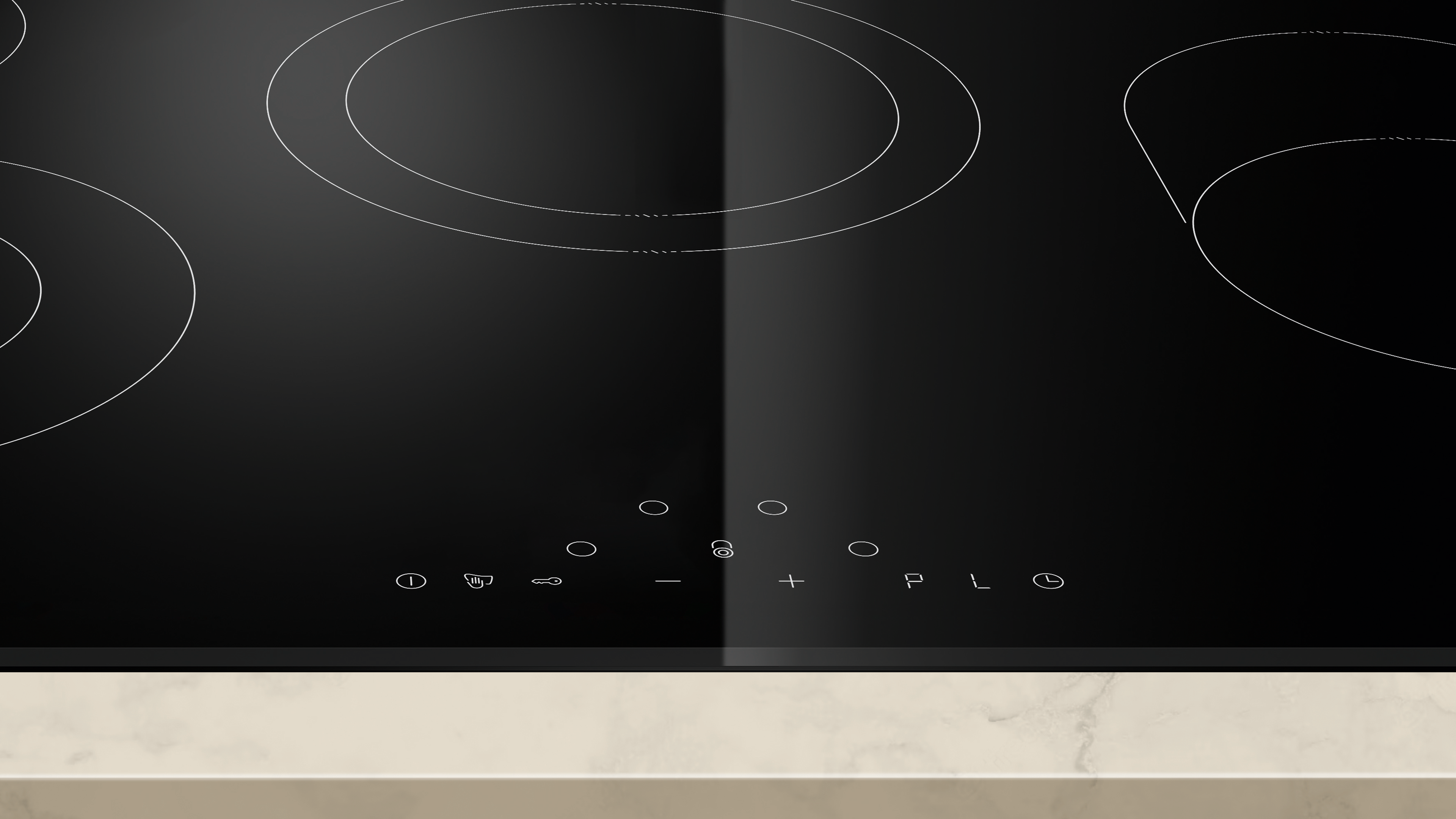 NEFF T18SDH9L0 Elektrokochfeld (795 mm breit, 4 Kochfelder) Glaskeramik ...