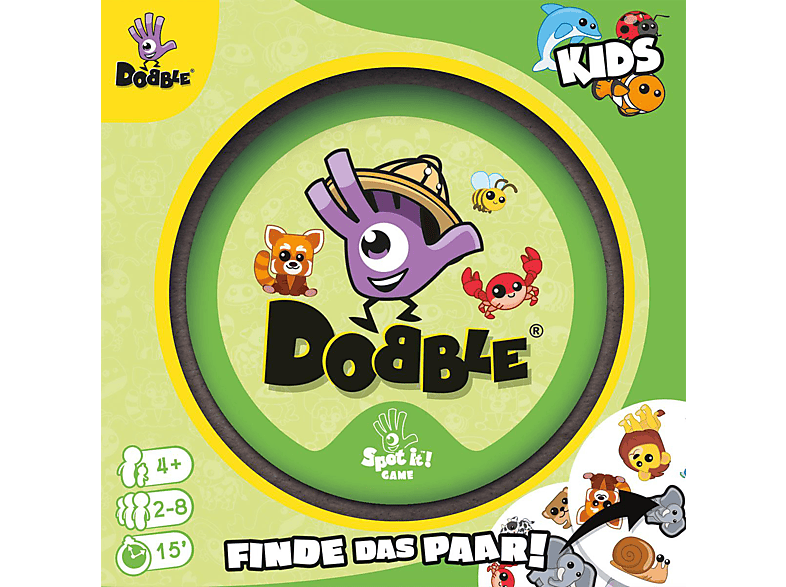 ZYGOMATIC Dobble Kids Kinderspiel Mehrfarbig weitere Gesellschaftsspiele | MediaMarkt