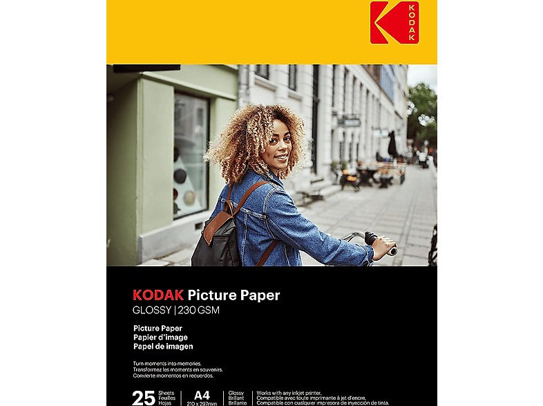 KODAK Picture fotópapír, High Gloss 230g, A4, 25 db (KO-9891266) | MediaMarkt