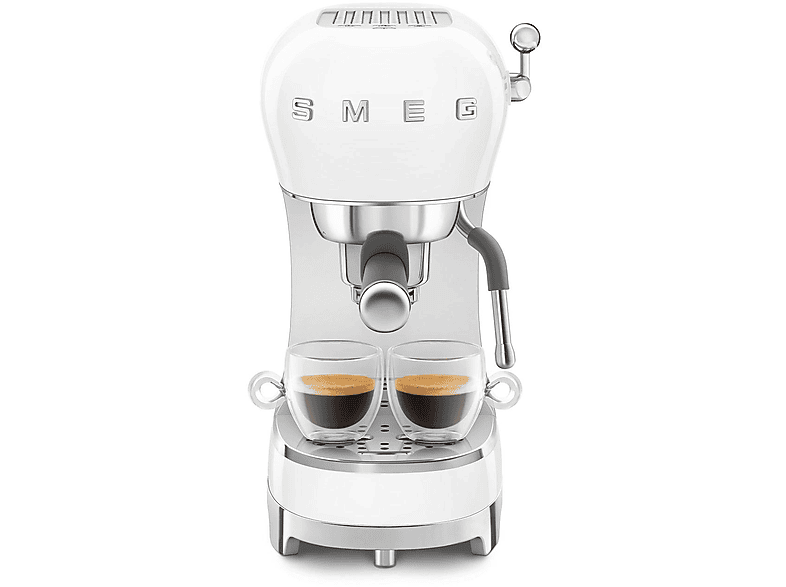 SMEG ECF 02 WHEU Espressomaschine (Weiß, 1350 Watt, 15 bar) online ...