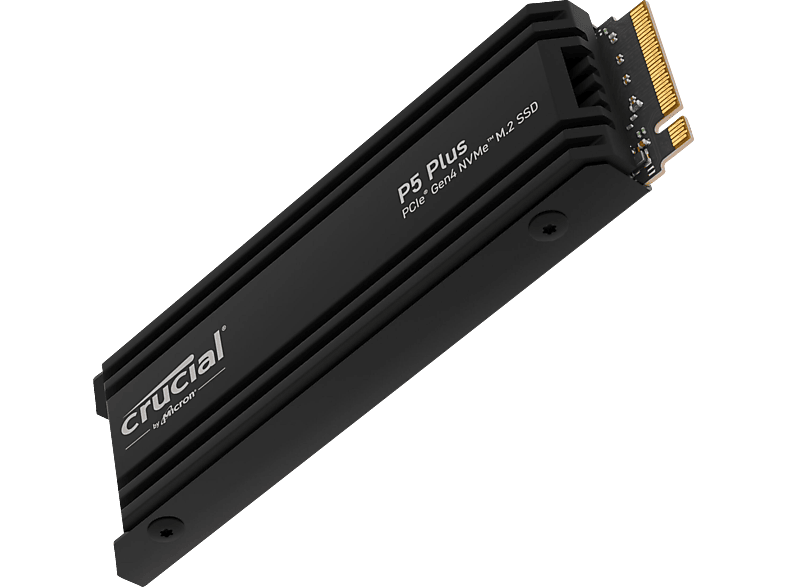 Festplatte CRUCIAL P5 Plus with Heatsink Festplatte, 2 TB SSD M.2 via ...