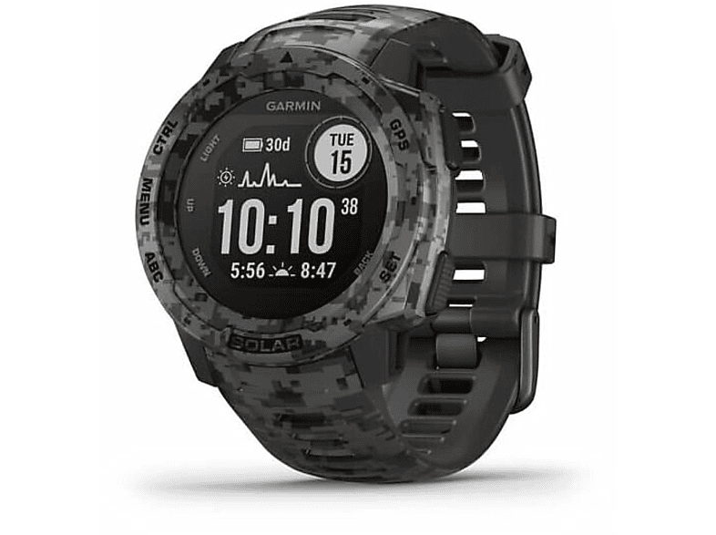 Zegarek GPS GARMIN Instinct Solar | Camo Edition Grafitowy moro 010 ...