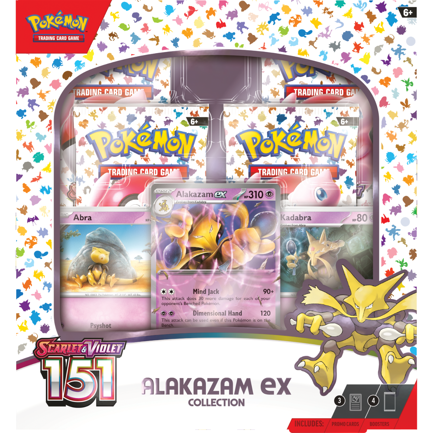 POKEMON (UE) Pokémon TCG: Scarlet & Violet-151 Ex Box | Alakazam ...