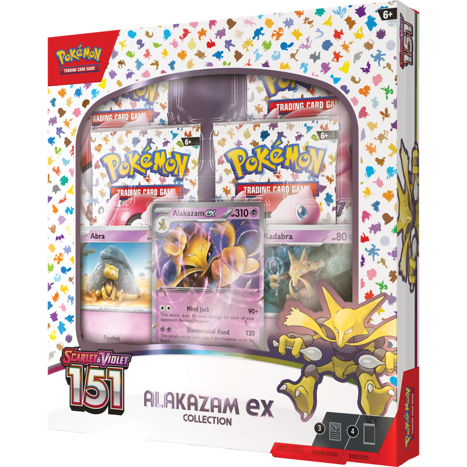 POKEMON (UE) Pokémon TCG: Scarlet & Violet-151 Ex Box | Alakazam ...