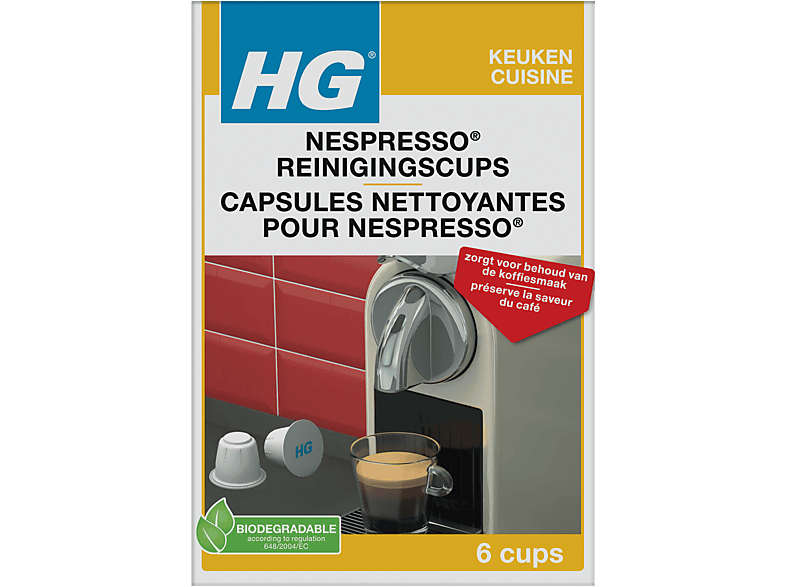 HG Cleaning caps for Nespresso 6p. | MediaMarkt