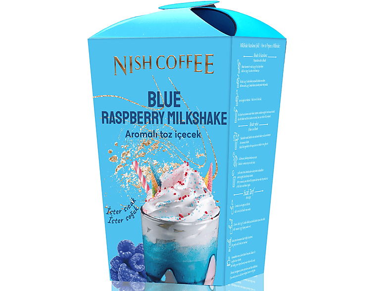 NISH Blue Raspberry Milkshake 250 Gr Fiyat & Özellik | MediaMarkt