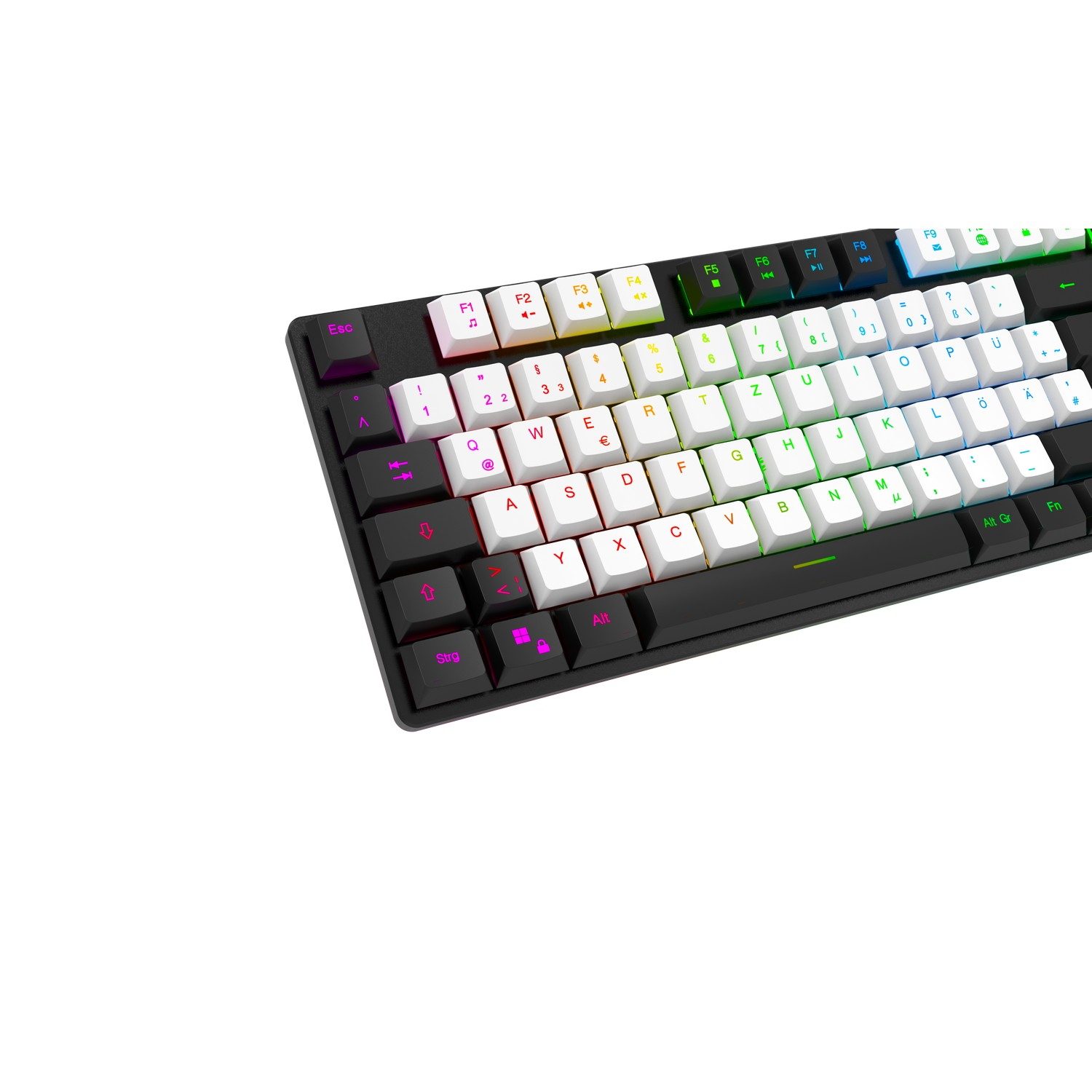 ISY IGK 6000 Mechanisch Gamingtoetsenboard Zwart/Wit kopen? | MediaMarkt