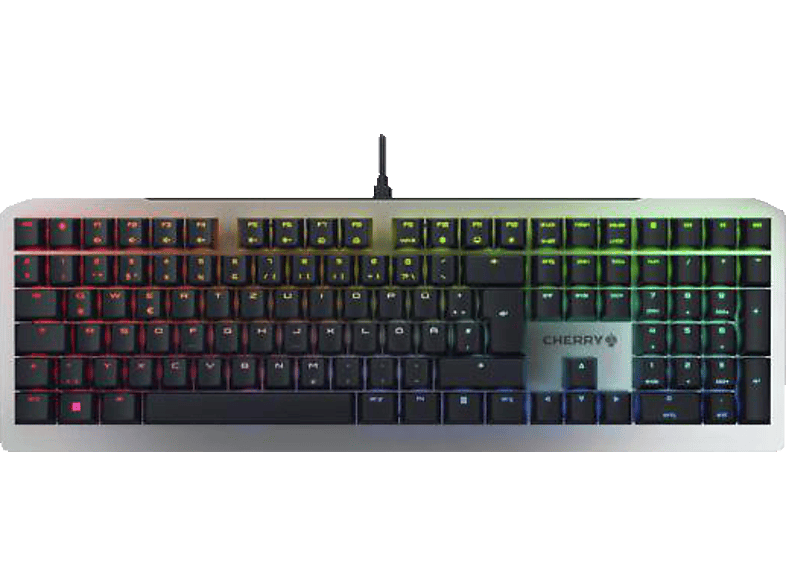 CHERRY MV3.0 RGB, Gaming Tastatur, Mechanisch, Cherry Viola, kabelgebunden, Schwarz/Grau Gaming ...