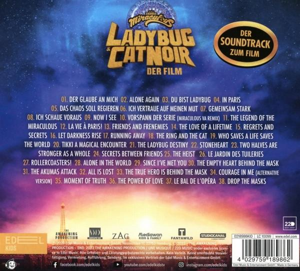 Miraculous | Ladybug&Cat Noir-Der Orig.-Soundtrack zum Kinofilm - (CD ...