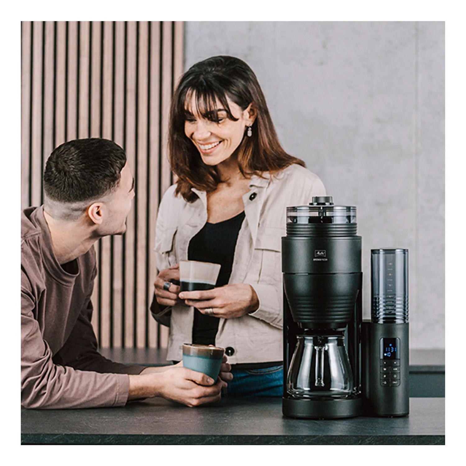 MELITTA Percolateur avec moulin intégré AromaFresh (1030-05)