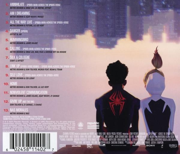 Metro Boomin | Metro Boomin Pres.Spider-Man: Acr.The Spider-Verse [CD ...