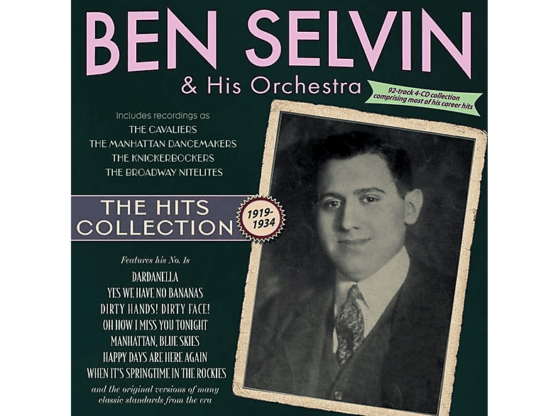 Ben & His Orchestra Selvin | The Hits Collection 1919-34 - (CD) Ben ...