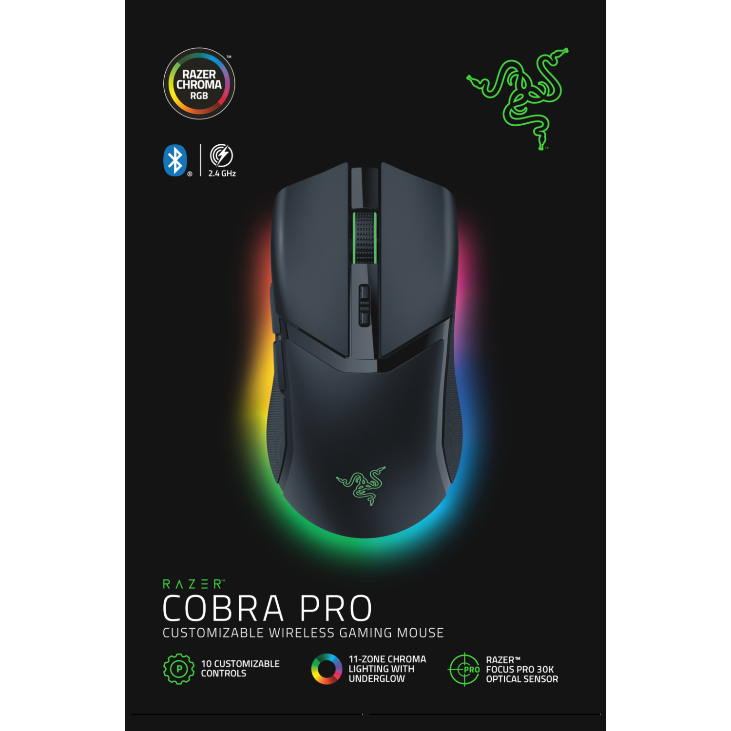 RAZER Razer Cobra Pro | Lichtgewicht Draadloze Gaming Muis met Razer ...