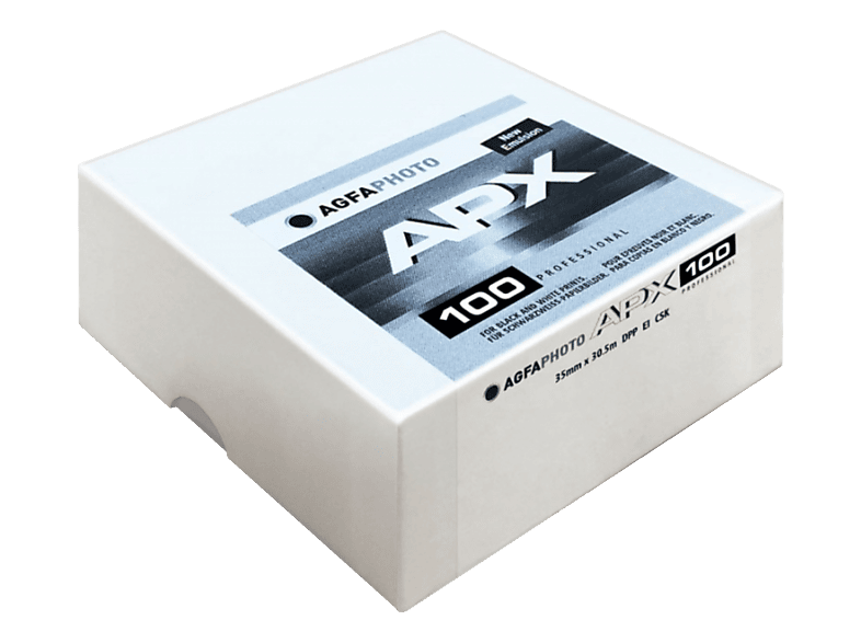 AGFA AgfaPhoto APX 100 | 135/30.5m - Analogfilm (Weiss/Blau/Schwarz ...