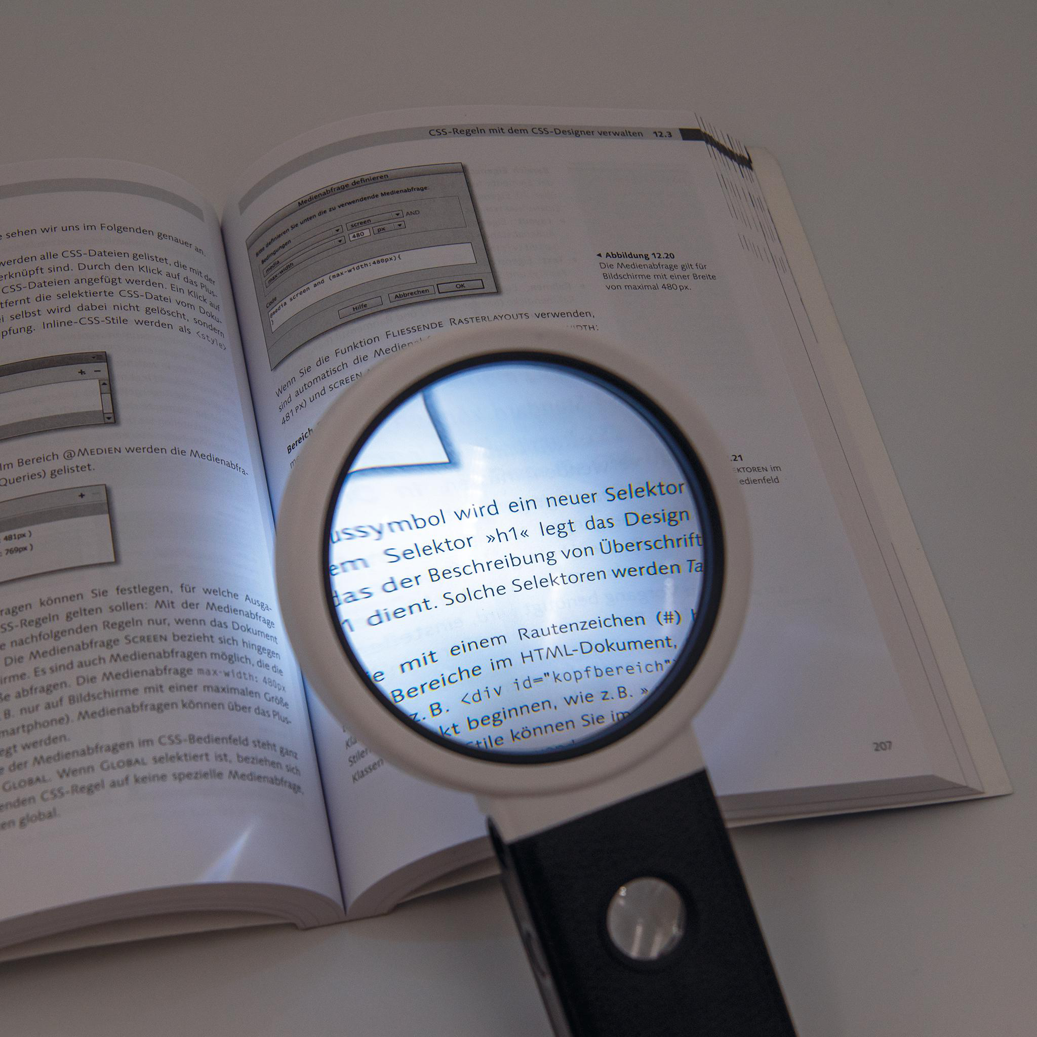 WEDO LED-UV-Hand-und Stand | Lupe kaltweiss | MediaMarkt