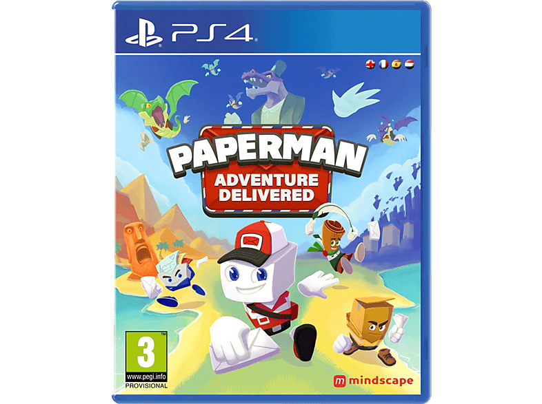 MINDSCAPE SW Paperman Adventure Delivered NL/FR PS4 PlayStation 4 Games