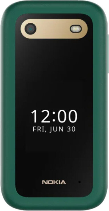 Telefon komórkowy NOKIA 2660 Flip 4G Zielony + stacja ładująca | MediaMarkt