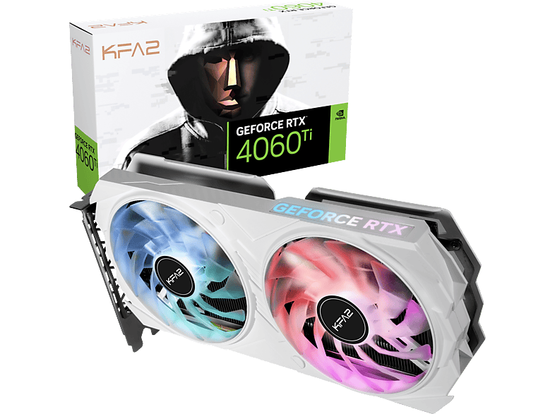 KFA2 GeForce RTX 4060 TI EX 1-Click OC (46ISL8MD8BWK) (NVIDIA ...